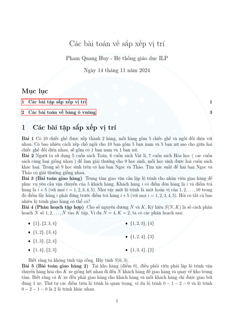 (AECKST) Bai - Toan - Sap - Xep - VI - Tri | PDF