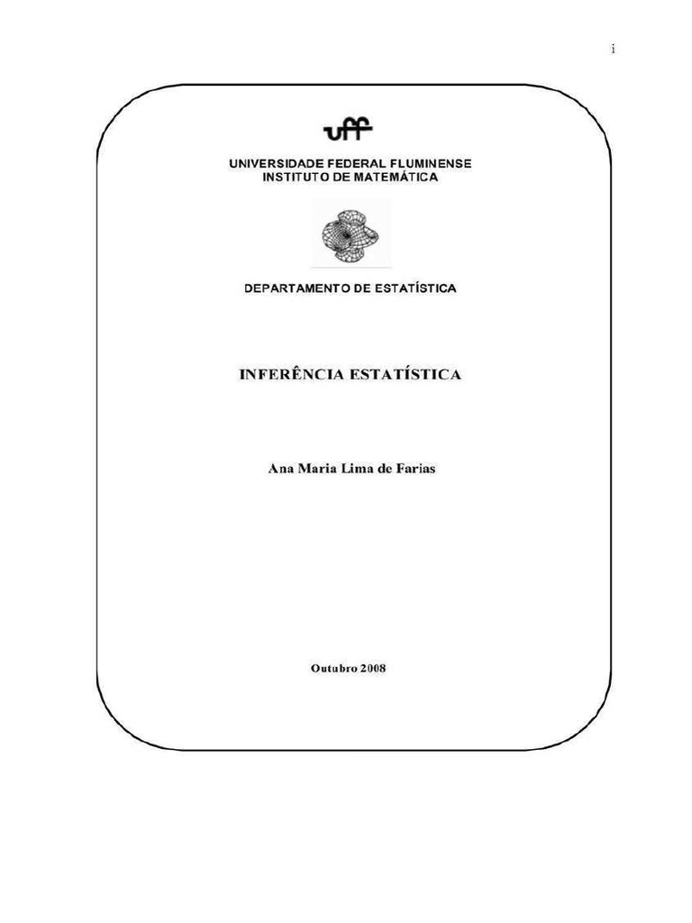Renato Gabira - Apostila - Inferência Estatística - UFF | PDF