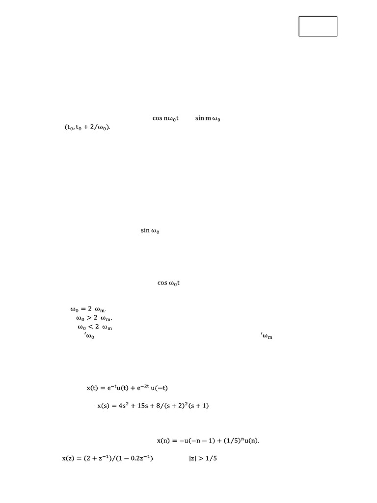 JNTU Anantapur_B.Tech_2013_Signals_and_Systems_FirstRanker.com | PDF