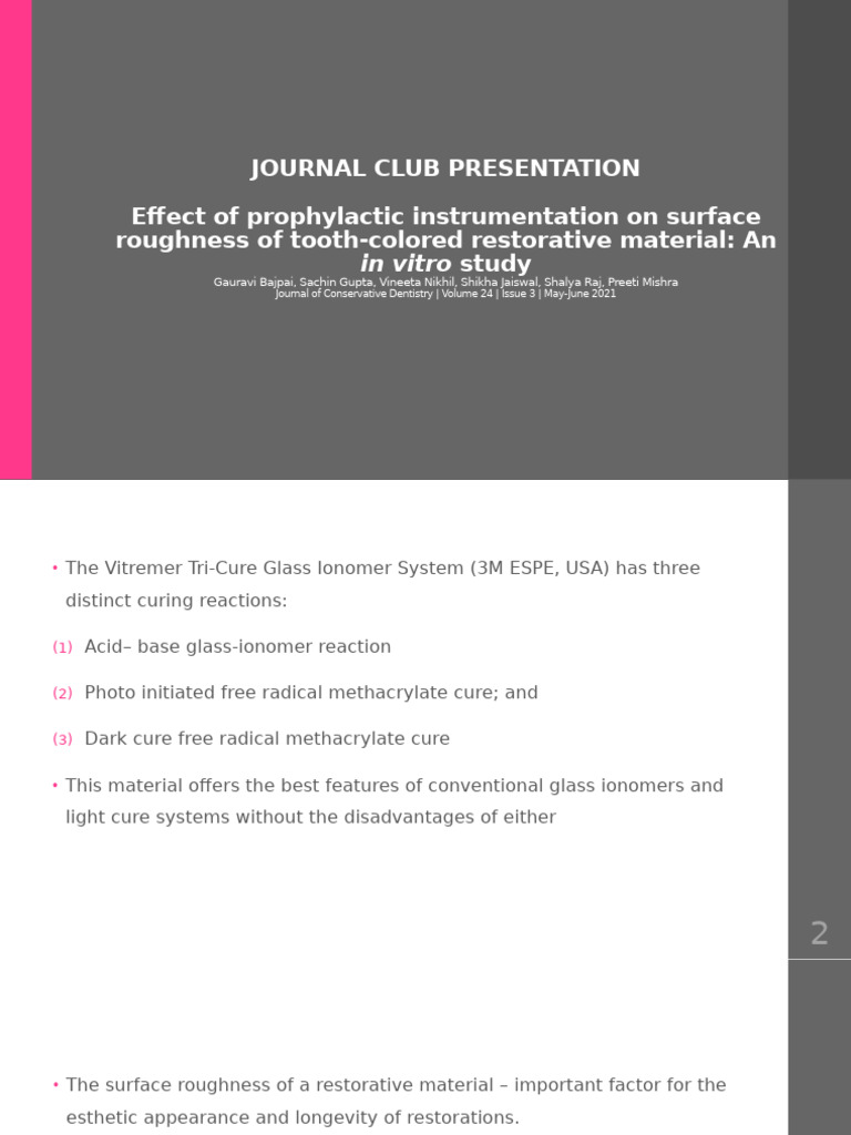 Prophylactic Instrumentation | PDF | Dentistry Branches