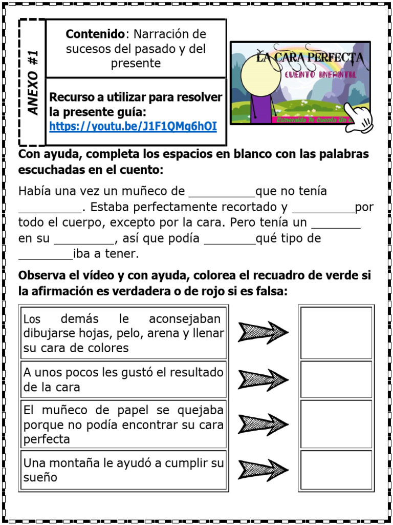 Anexos 3° S2-S3 | PDF | Narración | Esqueleto