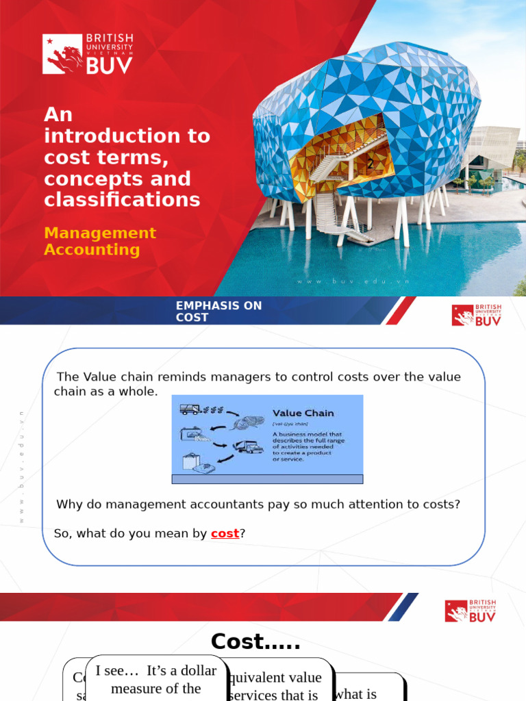 MA Week 2a Lecture 2a- An Introduction to Cost Terms, Concepts, And ...