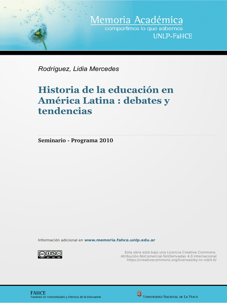 Historia de la Educación en América Latina | PDF | America latina ...