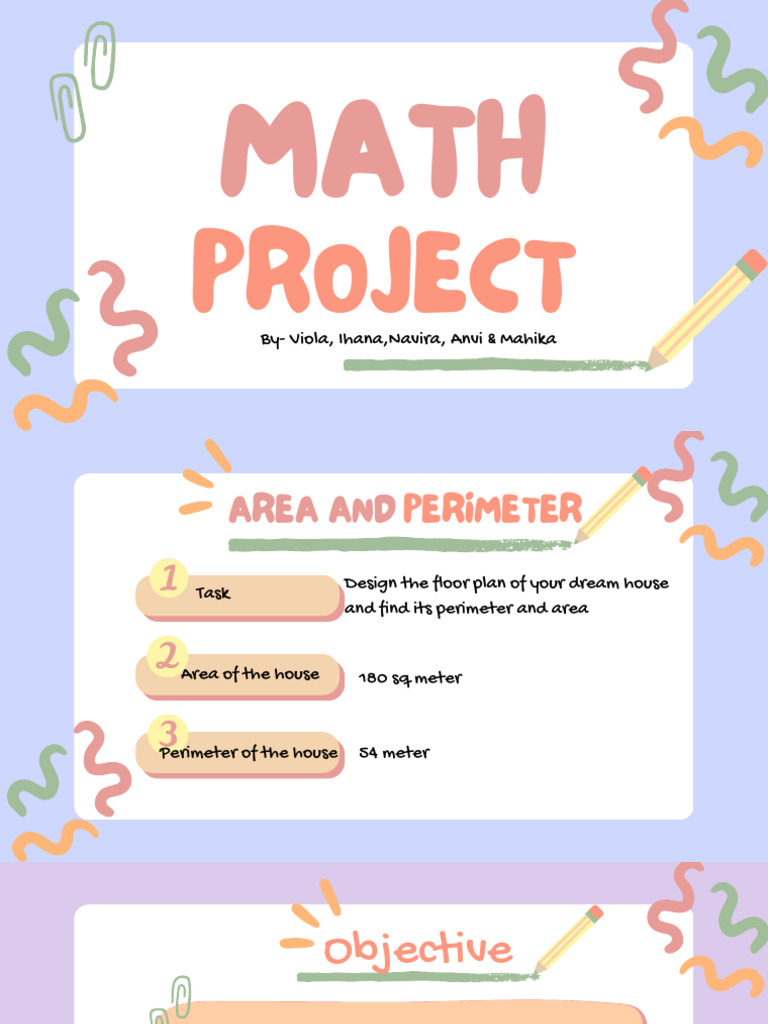 Dream House Area & Perimeter Project | PDF