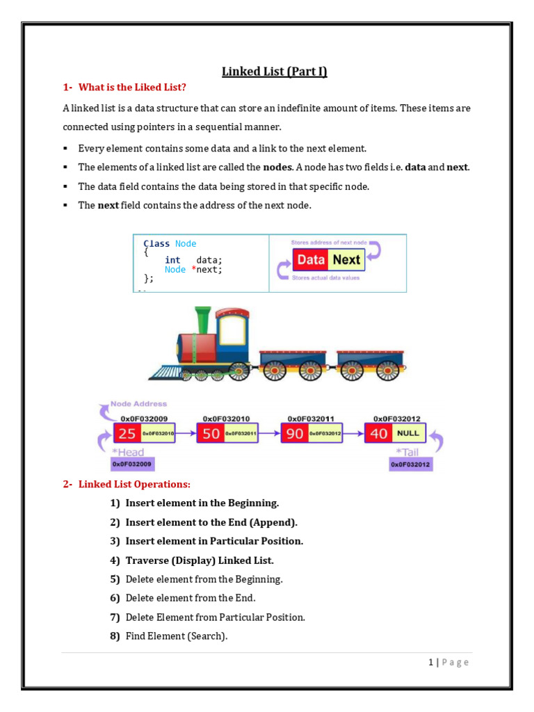 Lab#3 Linked List Part I | PDF | Data Management | Algorithms And Data Structures