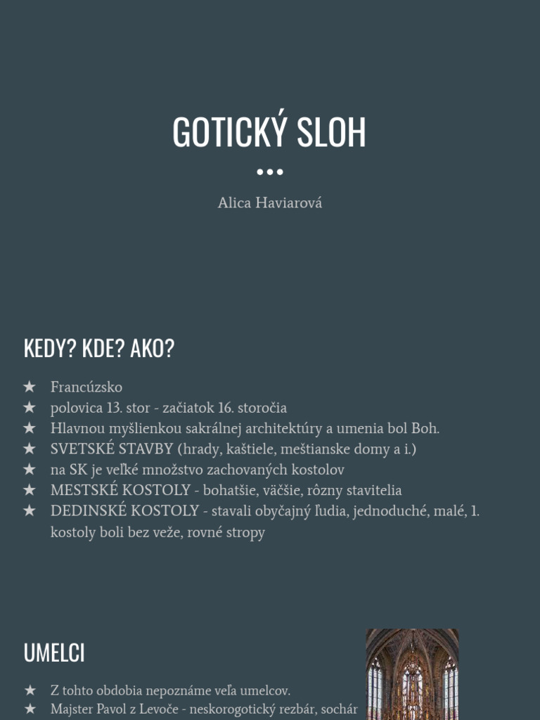 Gotický Sloh | PDF