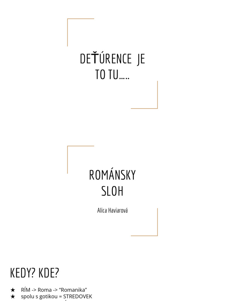 Románsky Sloh | PDF