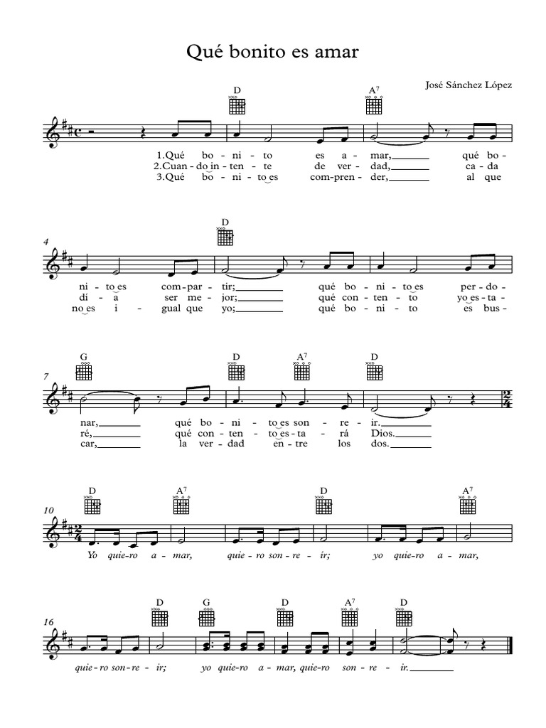 Qué bonito es amar - Padre Josico | PDF