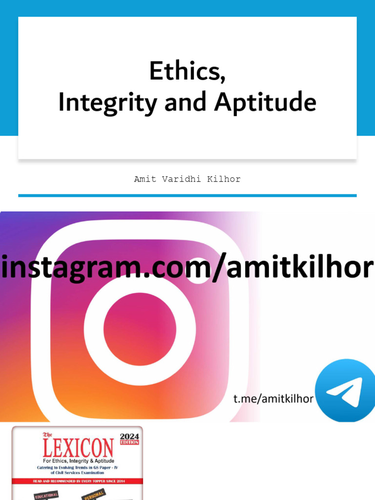 Ethics 1 Introduction | PDF | Attitude (Psychology) | Morality