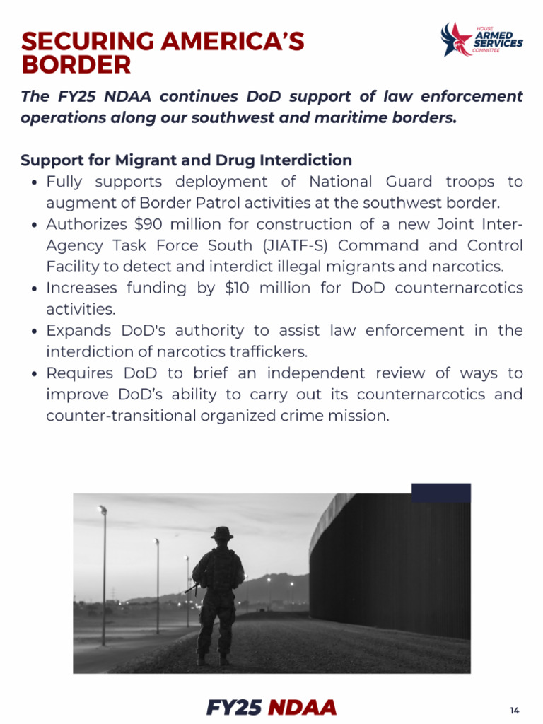 GOP Border Victories - NDAA | PDF