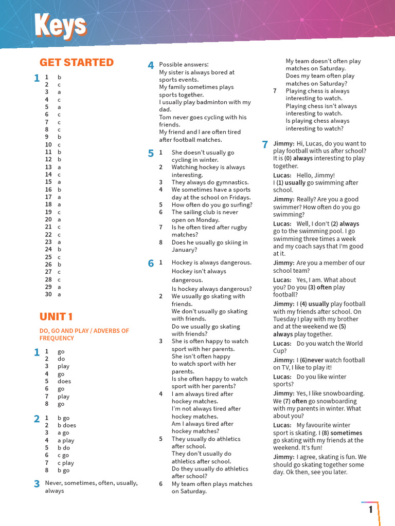 prepare-6.-grammar_keys-v3 | PDF | Lunch | Cuisine