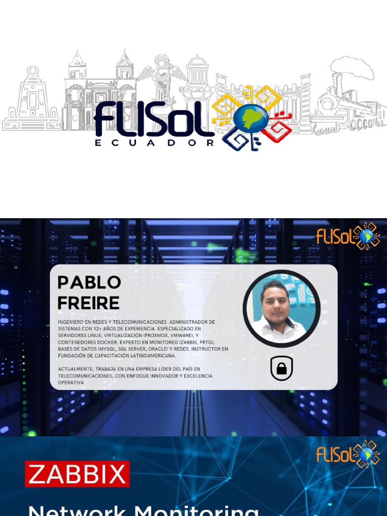 Monitoreo de Red Presentacion FLISOL ECUADOR 200524 | PDF | Informática ...