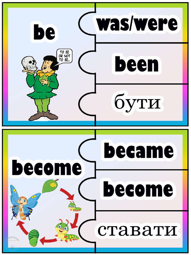 irregular verbs puzzles | PDF