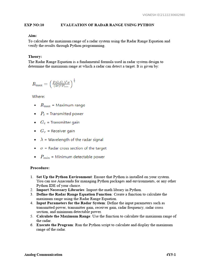 Experiment Analog Communication | PDF