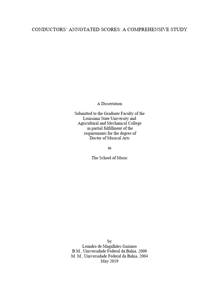 Conductors Annotated Scores | PDF | Conducting | Annotation