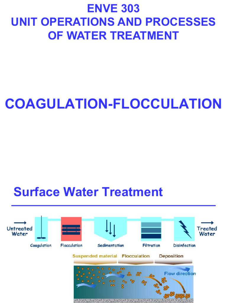 3 Coagulation - Flocculation 2024 | PDF | Colloid | Materials