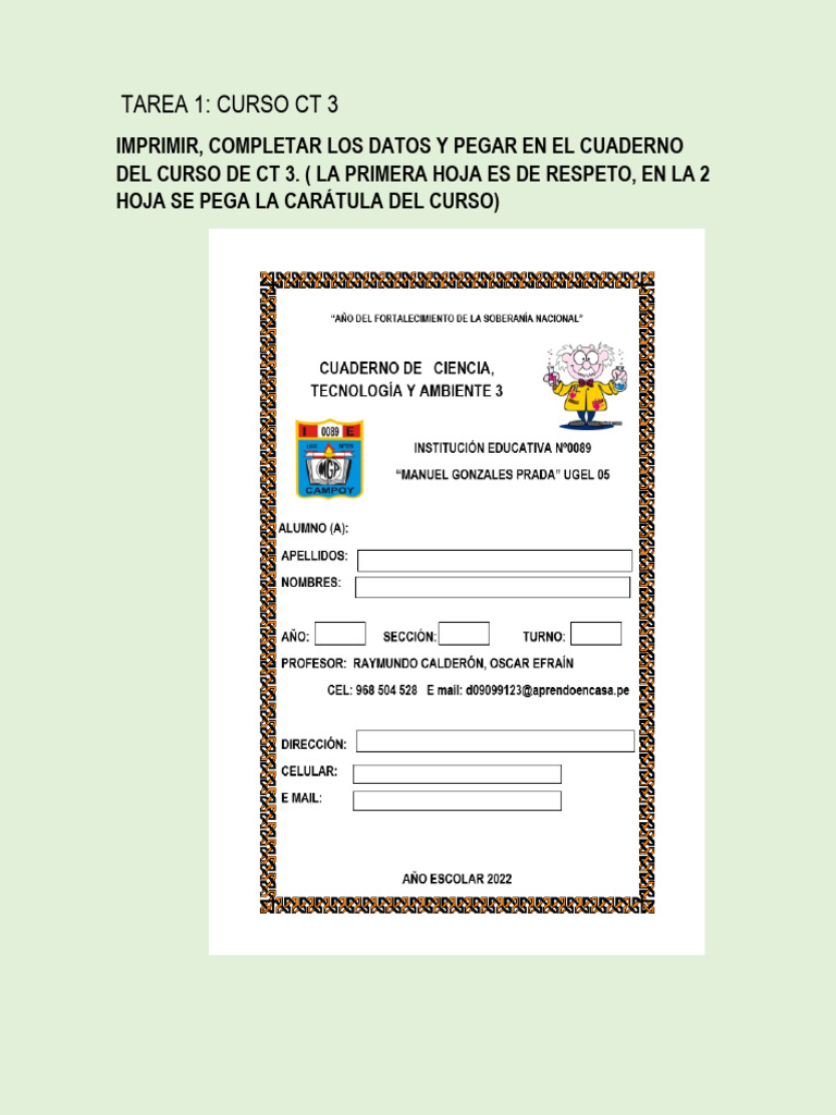 TAREA 1, 2 y 3 | PDF | Química