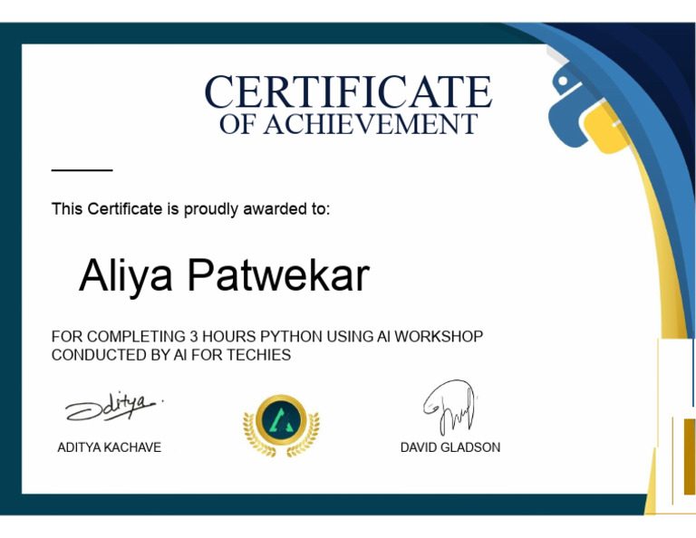 Aliya Patwekar | PDF