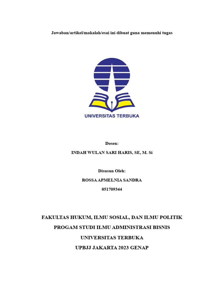 TUGA 2 SISTEM EKONOMI INDONESIA | PDF