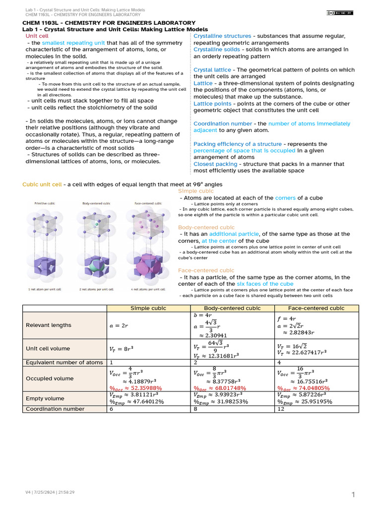 CHEM1103L-ChemLab-notes | PDF | Radioactive Decay | Redox