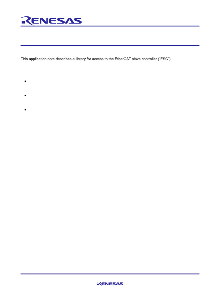 Ec 1 Series Spi Connection Library Ethercat Slave Controller Rev100 Pdf Microcontroller