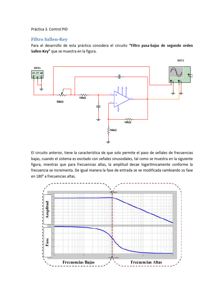 Práctica 3 PID (1) | PDF | Evaluación | Filtro electronico