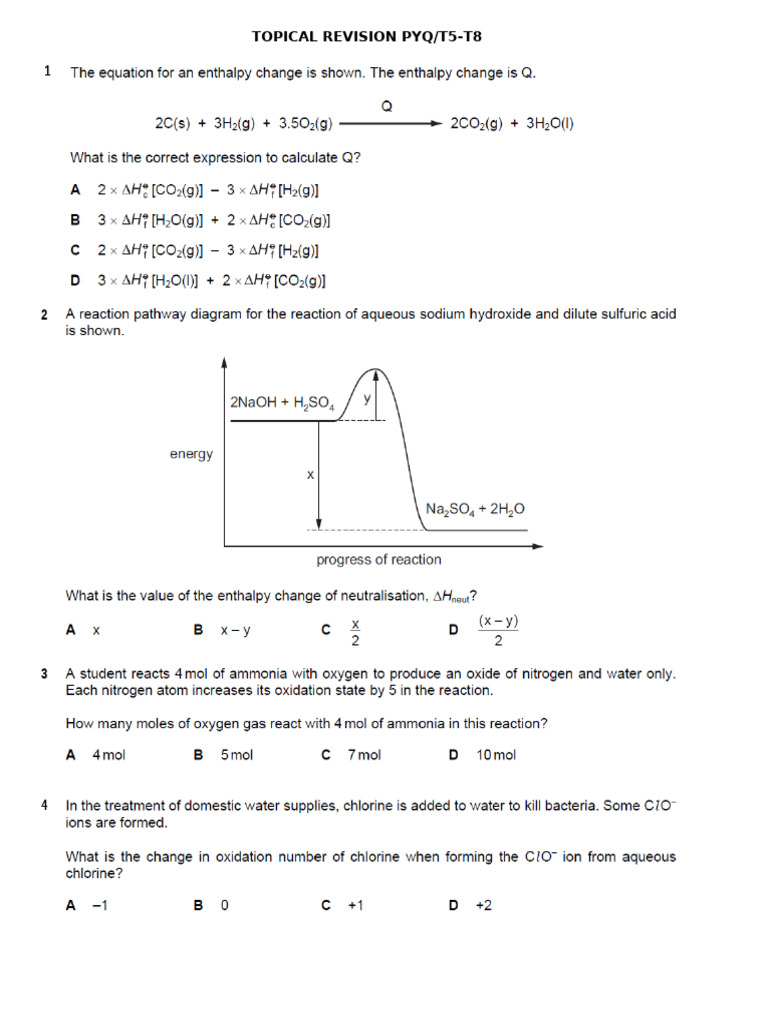 CHECKPOINT TEST T5-T8 | PDF