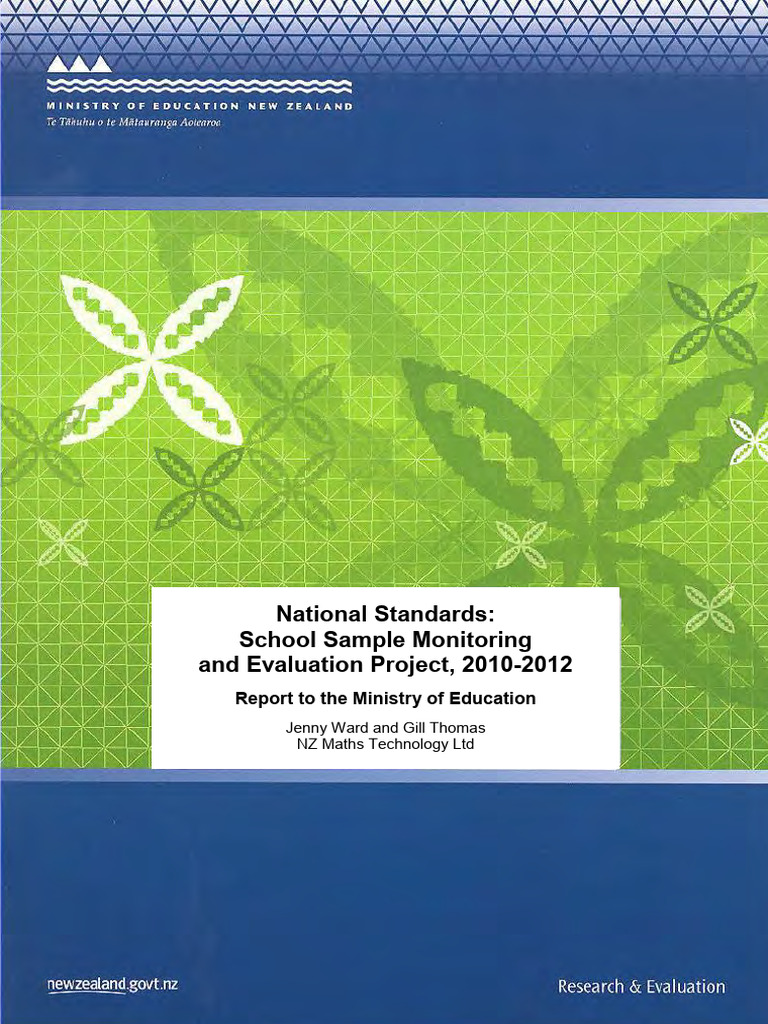 40936 National Standards School Sample Monitoring and Evaluation ...