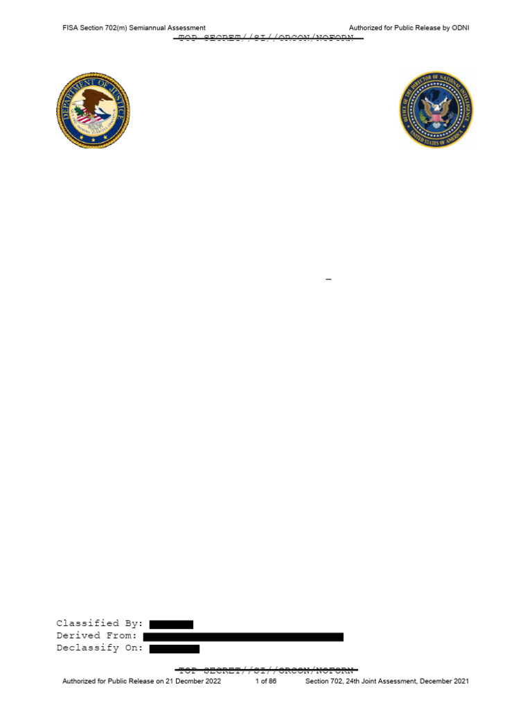 24th-Joint-Assessment-of-FISA-702-Compliance | PDF | Foreign ...