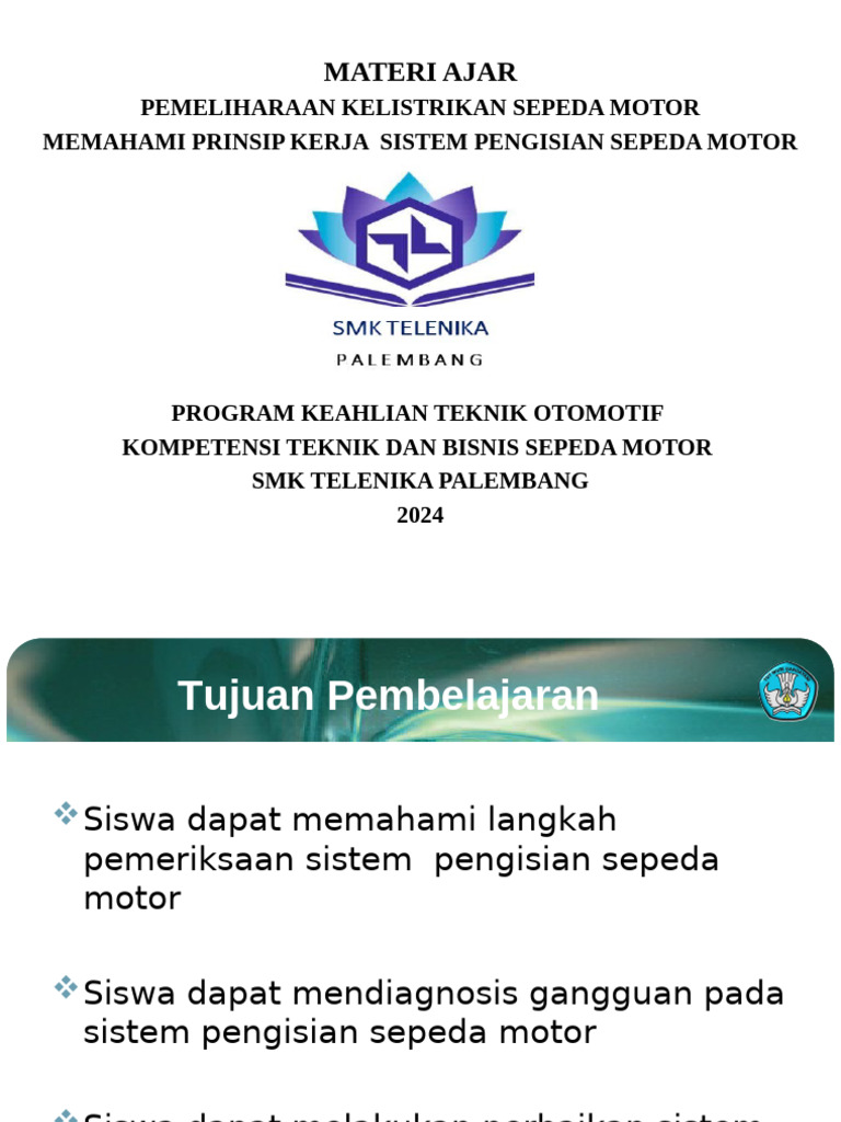 Sistem Pengisian TBSM | PDF