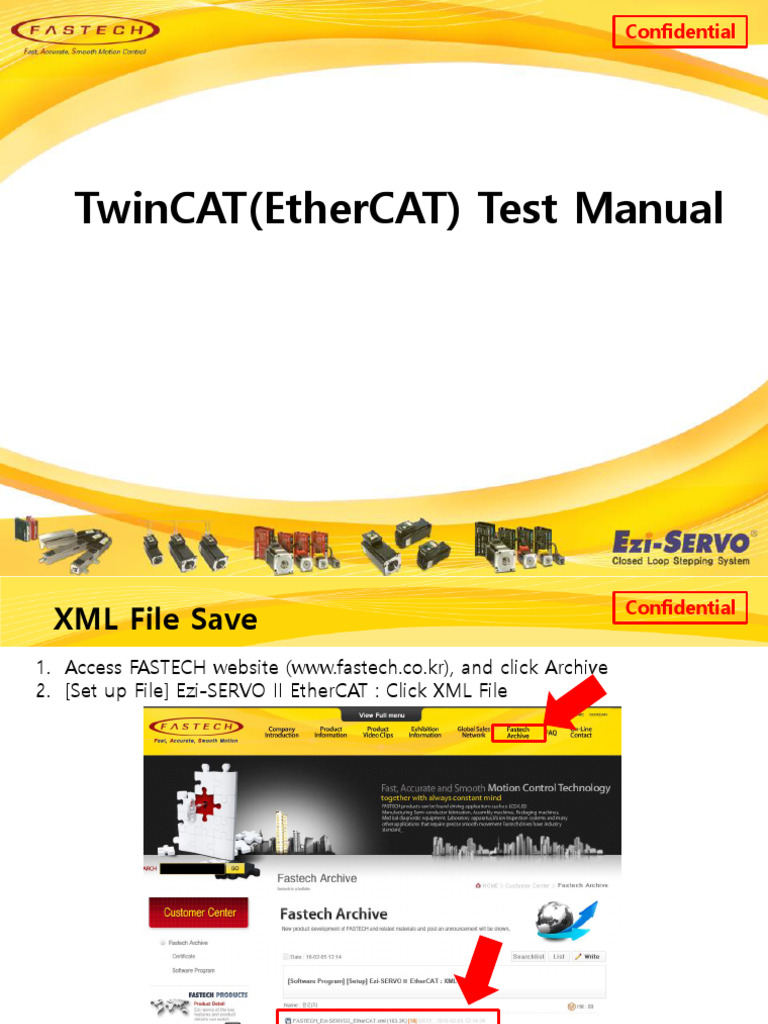 (Manual) Ezi-SERVOII EtherCAT TwinCAT ENG160421 | PDF | Input/Output | Button (Computing)