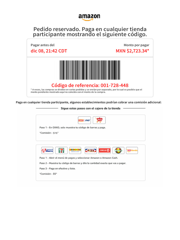 Codigo de barras de Amazon | PDF