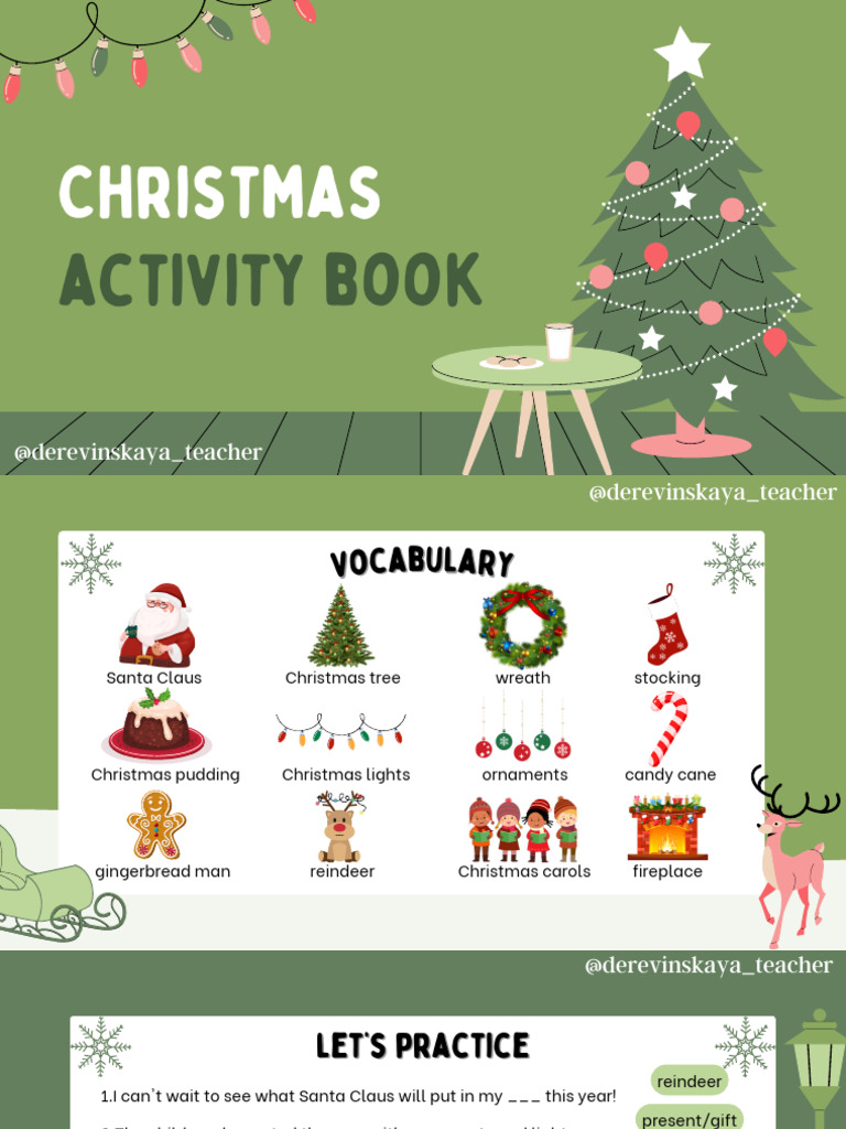 Christmas Activity Book | PDF | Christmas | Christmas Traditions