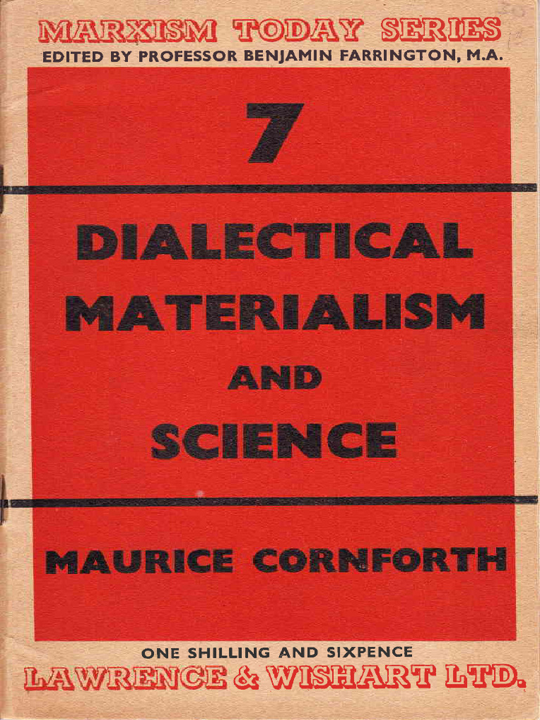 Dialectical Materialism and Science | PDF | Science | Dialectic