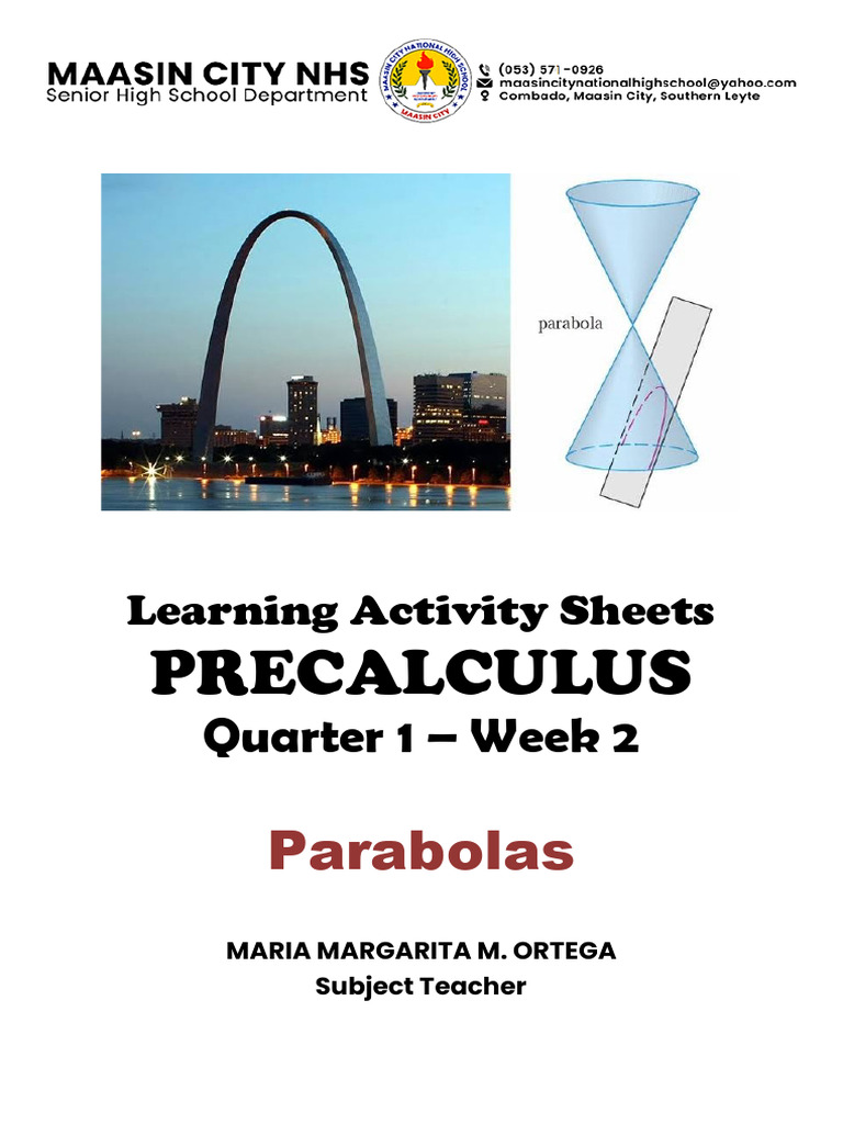 Precalculus Quarter 1 LAS 2 | PDF | Manifold | Differential Geometry