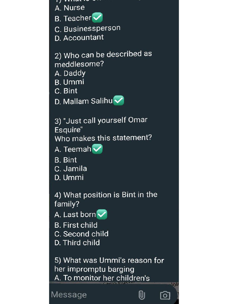 Life Changer Past Questions | PDF