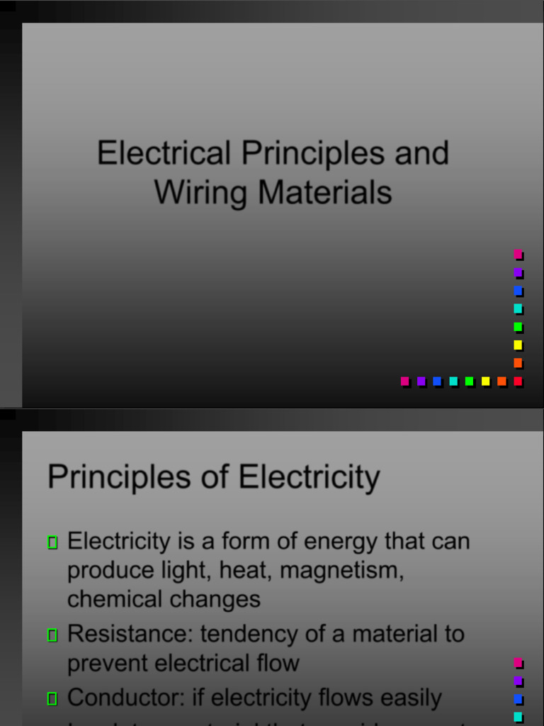 Electrical Principles and Wiring | PDF | Fuse (Electrical) | Electrical ...