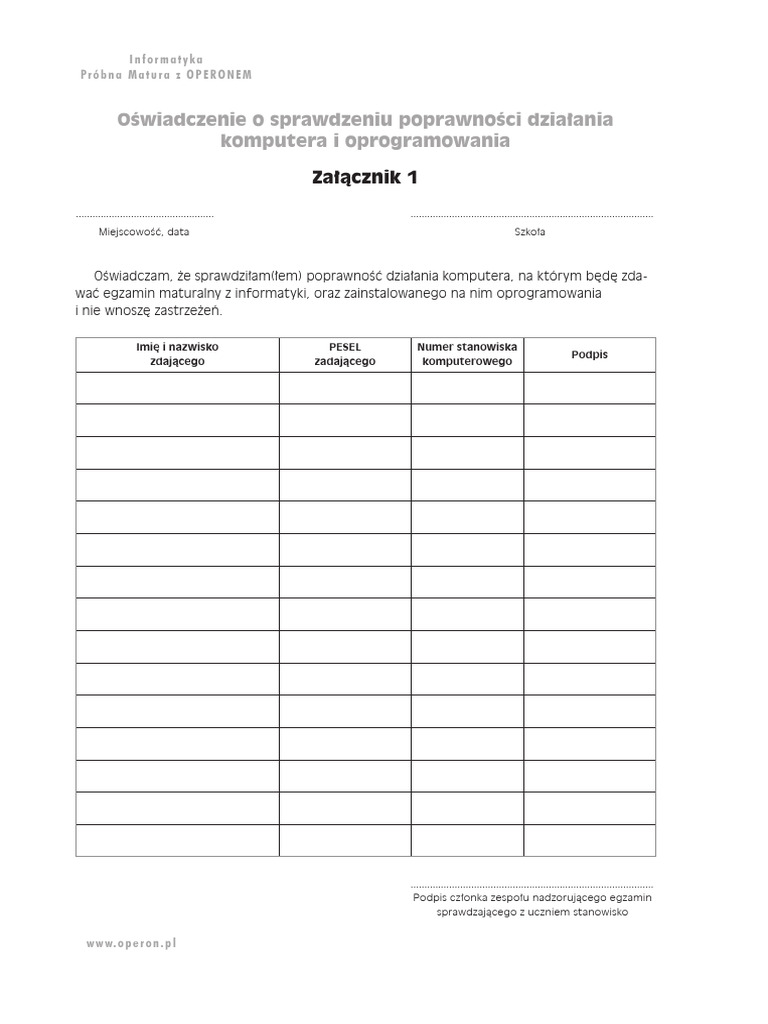 Zalacznik-1 Operon | PDF
