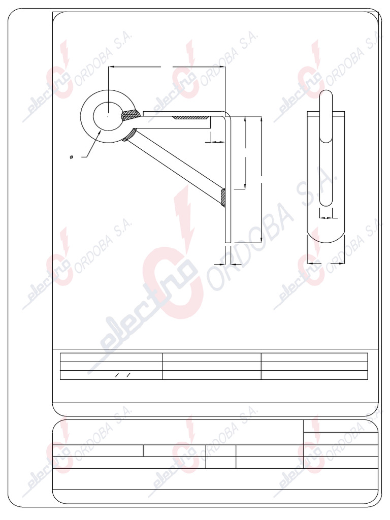 Mensula Suspension Adss Nº2: Cargas Mecanicas de Rotura: 1500 Dan | PDF