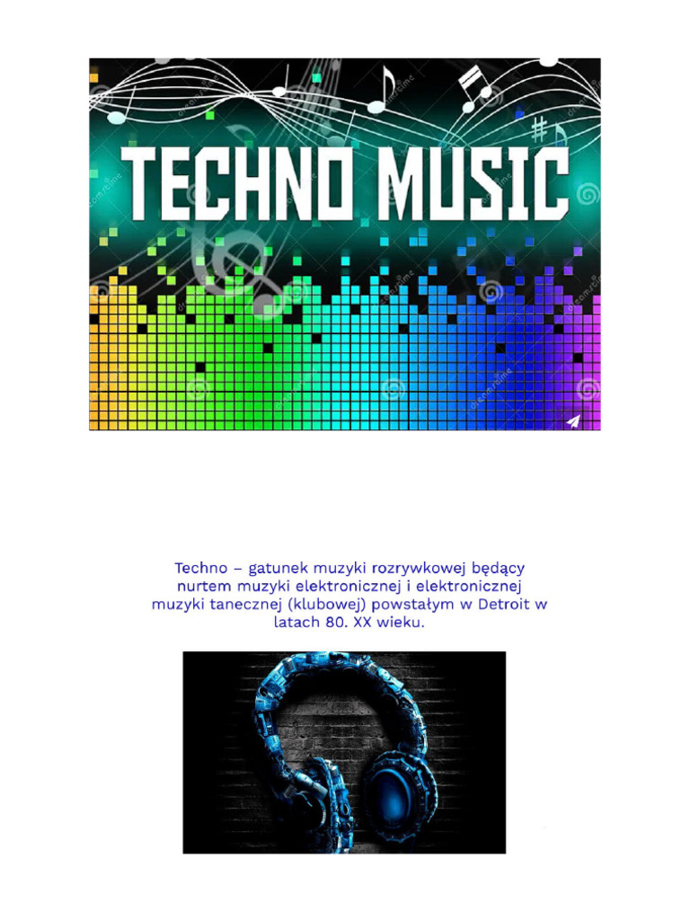 Charakterystyka Gatunku Techno | PDF
