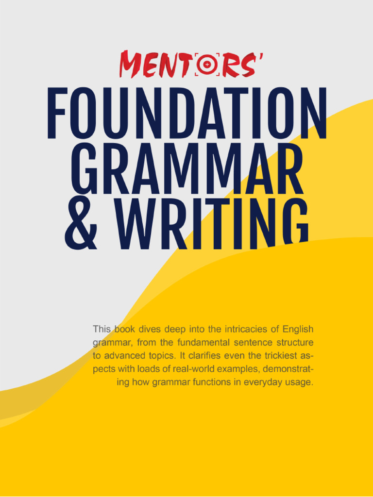 Mentors' FGW Grammar Book | PDF | Verb | Grammatical Tense