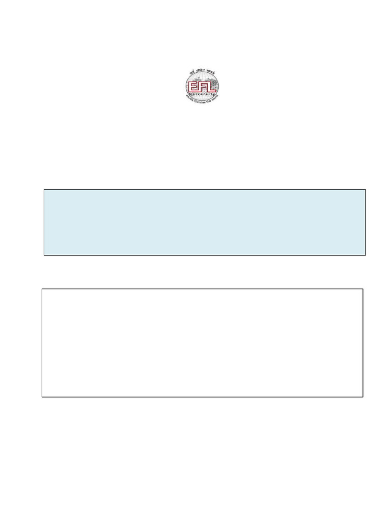 EFLU PG Admissions 2024-25 Guide | PDF