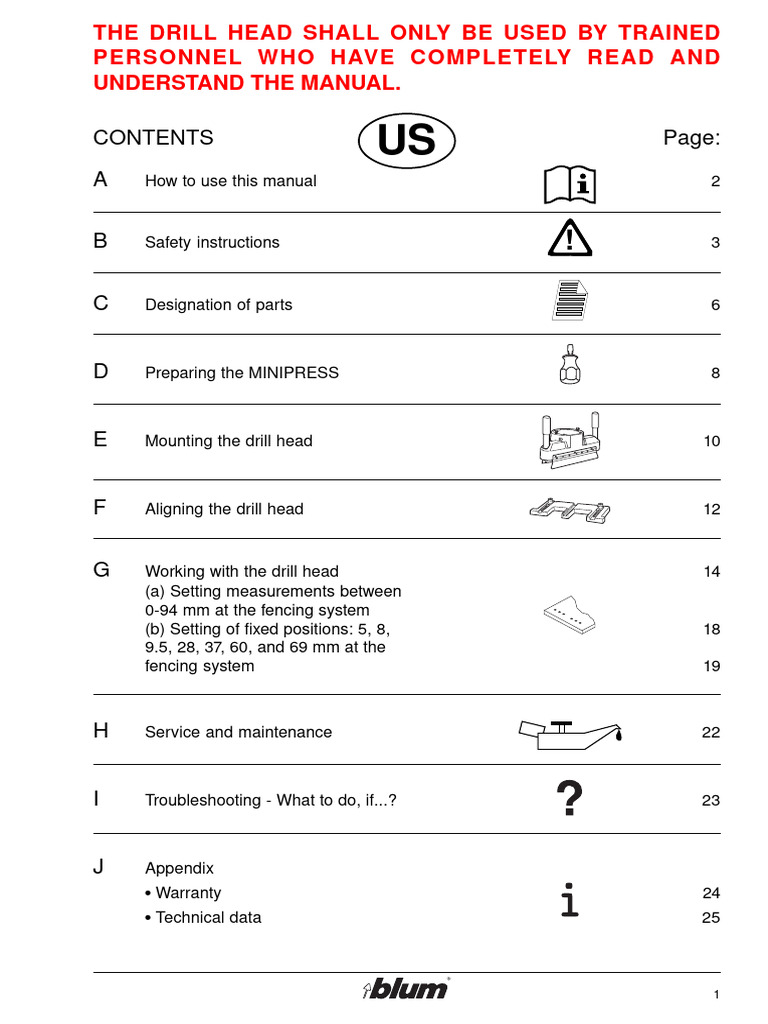 7spindlehead Manual Old | PDF | Drill | Drilling