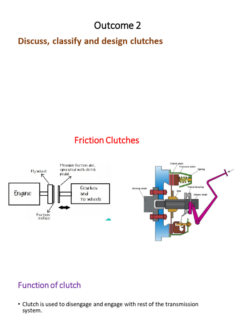 design of cluch modified oct 2024 | PDF | Clutch | Friction