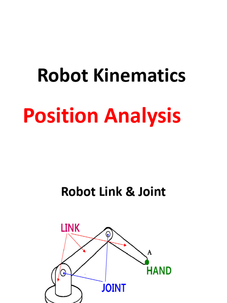 Robot Kinematics and Transformations | PDF | Canadarm | Kinematics