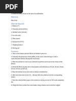 Viscosity Determination via Ostwald Viscometer | PDF | Viscosity | Liquids