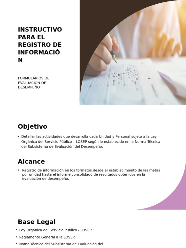 Instructivo Formularios Siith | PDF | Evaluación