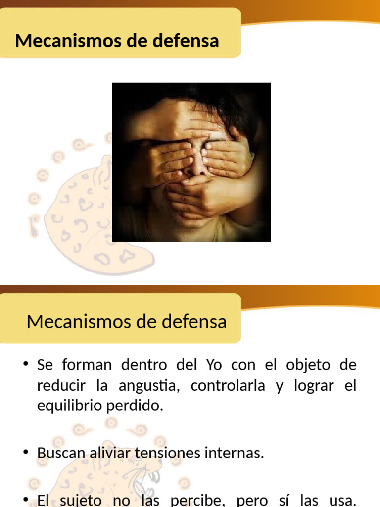 Mecanismos de Defensa | PDF | Neurosis | Ciencias del comportamiento