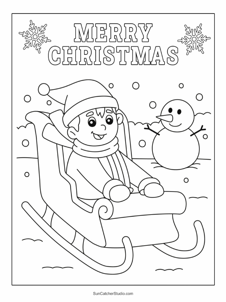Printable Christmas Coloring Pages 3 | PDF