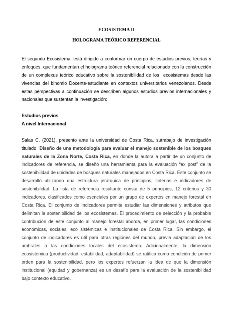 ECOSISTEMA II MOMENTO II - Odtc.odt PT Ana Bracho | PDF ...